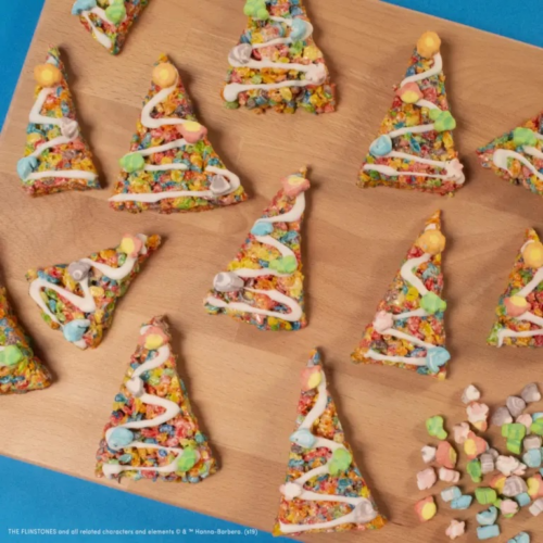 Fruity PEBBLES™ Christmas Tree Treats - Pebbles